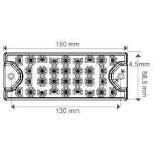 Aspock 12v-24v LED 2 function Fog/Reverse light - Trailerspares.ie